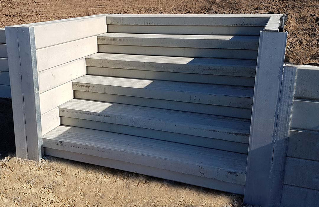 Concrete Step Kits - Retaining Wall Supplies — Aussie Wall Concrete ...
